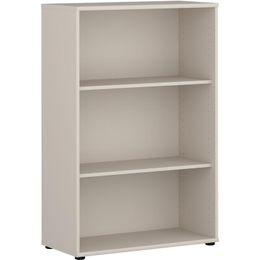 FORTE Regal &raquo;Tempra, Mehrzweckregal, H&ouml;he 111,1cm, 2 Ablageb&ouml;den&laquo; Breite 73,7 cm beige Holzwerkstoff B/H/T: 73,7cm x 111,1cm x 34,8cm, 3 Stk.