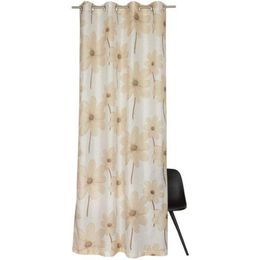 Esprit Vorhang &raquo;Powerplant&laquo; &Ouml;sen 1 Stk. tlg. Ma&szlig;anfertigung beige Baumwolle, Polyester 250cm, &Ouml;sen, 140cm