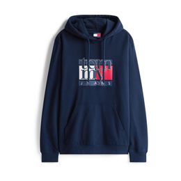 Tommy Jeans Sweatshirt male size S Navy / Dark red / White