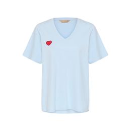 Culture Shirt 'CUliba' female size XS Light blue / Red