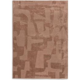 Sch&ouml;ner Wohnen Kollektion SCH&Ouml;NER WOHNEN-Kollektion Teppich &raquo;Blaze 252&laquo; rechteckig 28 mm H&ouml;he Indoor, pflegeleicht, verschiedene Formen, Hoch Tief Struktur braun Polyester B : 