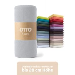 OTTO home Spannbettlaken &raquo;BLACKBERRY in BASIC und PREMIUM Qualit&auml;t, 100% Baumwolle&laquo; f&uuml;r hohe Matratzen bis 28 cm, Bettlaken, Spannbetttuch, Boxspring 