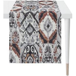 Apelt Tischl&auml;ufer &raquo;3408&laquo; braun Baumwolle, Polyester B/L: 140cm x 48cm, 1 Stk., rechteckig