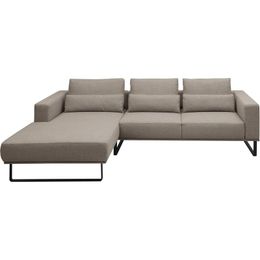 Musterring Ecksofa &raquo;JustB! PM100&laquo; Modernes Design mit schwarzen Metallkufen und 292 cm Breite - 6 Farben beige 100% Polyester B/H/T: 292cm x 88cm x 185cm, 