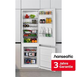 Hanseatic Einbauk&uuml;hlgefrierkombination &raquo;HEKGK17754D&laquo; 178 cm hoch 54 cm breit inkl. 3 Jahre Herstellergarantie silber Mit Flaschenablage