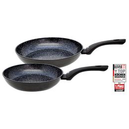 ELO Pfannen-Set &raquo;Pure Belugo&laquo; Aluminium Set, 1x Bratpfanne &Oslash; 24 cm, 1x Bratpfanne &Oslash; 28 cm, 2 Stk. tlg. Induktion schwarz &Oslash; 28cm