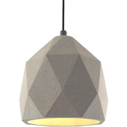 Paco Home Pendelleuchte &raquo;FREE-TOWN&laquo; E27 LED, E27, Lampe F&uuml;r Wohnzimmer Esszimmer K&uuml;che, H&ouml;henverstellbar grau 1, &Oslash; 18cm