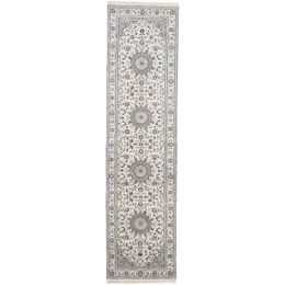 Orientteppich &raquo;Nain, auch als L&auml;ufer&laquo; rechteckig 15 mm H&ouml;he handgekn&uuml;pft, mit Fransen, reine Wolle, Wohnzimmer beige Wolle B : 80cm 1 Stk., 15mm, L: 