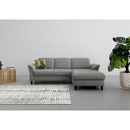 Sit & More sit&more Ecksofa &raquo;Maggiore L-Form&laquo; wahlweise mit Kopfteilverstellung, Schlaffunktion und Bettkasten grau 98% Polyester, 2% Polyamid B/H/T: 258cm x 