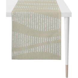 Apelt Tischl&auml;ufer &raquo;Vinka, LOFT STYLE, Jacquard&laquo; blau Polyester, Viskose B/L: 46cm x 140cm, 1 Stk., rechteckig
