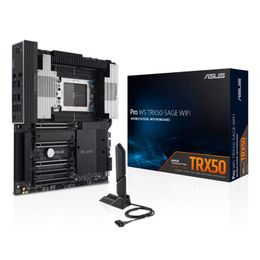 ASUS Mainboard &raquo;Pro WS TRX50-SAGE WIFI&laquo; schwarz Ultraschnelle Konnektivit&auml;t: 3x PCIe 5.0 x16-Steckpl&auml;tze, 10 Gb- und 2,5 Gb-LAN-Anschl&uuml;sse, 2x M.2-