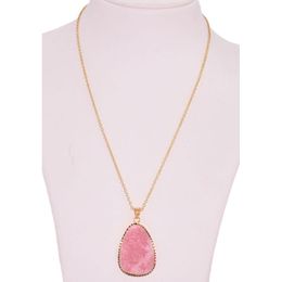 Firetti Damen Kette mit Anh&auml;nger &raquo;Schmuck Geschenk, Manganspat, Inkarose, Rosenspat, Himbeerspat&laquo; Made in Germany - mit Rhodochrosit bunt Edelstahl 
