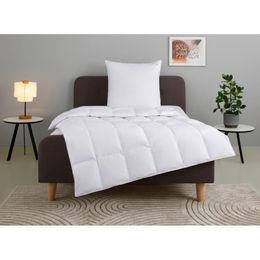 OTTO home G&auml;nsedaunenbettdecke + Kopfkissen &raquo;Litrone Bettdecke 135x200 cm, 155 x220 cm&laquo; Set mit Kissen 40x80 cm, 80x80 cm, Fr&uuml;hling, Sommer, Herbst, 