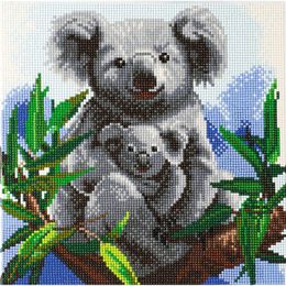CRAFT Buddy Kreativset &raquo;Crystal Art, Koalas&laquo; Einheitsgr&ouml;&szlig;e