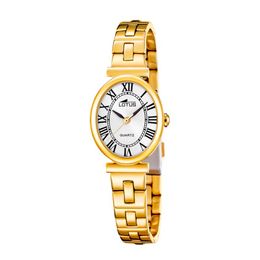 Lotus Damen Quarzuhr &raquo;2Gether&laquo; Armbanduhr, Damenuhr, Edelstahlarmband, Ideal auch als Geschenk gold Einheitsgr&ouml;&szlig;e