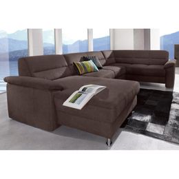 Sit & More sit&more Wohnlandschaft &raquo;Ascara U-Form, B:312cm, klassisches Design, Taschenfederkernpolsterung&laquo; inklusive Boxspring/Federkern-Polsterung, wahlweise 