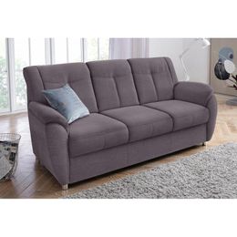 Sit & More sit&more 3-Sitzer &raquo;Sonoma, B: 189 cm, Federkern-Polsterung, komfortable Sitzh&ouml;he 45 cm&laquo; Bis 110 kg je Sitzplatz, frei im Raum stellbar, zeitloses 