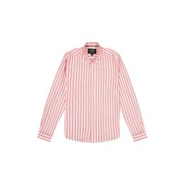 Le Temps Des Cerises Button Up Shirt 'LIKA' male size XXL Red / White