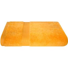 Dyckhoff Duschtuch &raquo;Siena&laquo; mit Bord&uuml;re gold Frottier, Obermaterial: 100% Baumwolle B/L: 70cmx140cm, 1 Stk., Frottier