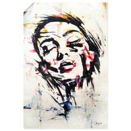 Artland Wandbild &raquo;Eine tr&auml;umende Frau&laquo; Bilder von Frauen 1 Stk. tlg. als Alubild, Leinwandbild, Poster, Wandaufkleber in verschied. Gr&ouml;&szlig;en Papier B/H/T: 80cm 