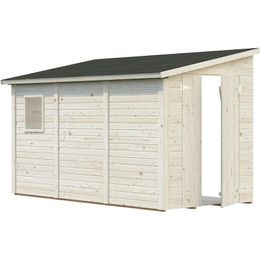 Palmako Ger&auml;tehaus &raquo;Mia&laquo; natur beige Massivholz Einheitsgr&ouml;&szlig;e