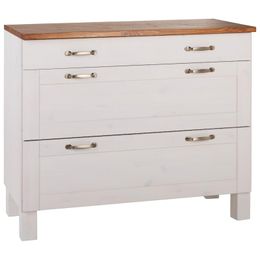 Home Affaire Unterschrank &raquo;Alby&laquo; Breite 100 cm, 3 Schubladen wei&szlig; B/H/T: 100cm x 85cm x 50cm