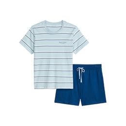 Marc O'Polo Marc O'polo Pyjama ' Mix N Match ' Herren Gr&ouml;&szlig;e M blau / hellblau / wei&szlig;