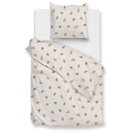 ZO HOME Bettw&auml;sche &raquo;Aurelia&laquo; 2 Stk. Bettw&auml;sche aus 100% Baumwolle, hochwertiges Mako-Satin wei&szlig; Mako-Satin, Obermaterial: 100% Baumwolle B/L: 135cm x 