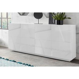 Home Affaire Sideboard &raquo;PING&laquo; Breite 162,5 cm wei&szlig; B/H/T: 162,5cm x 86cm x 44cm