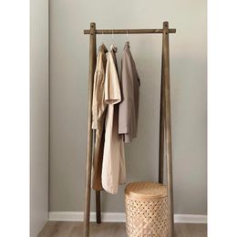Karup Design Kleiderstange &raquo;Hongi&laquo; Kleiderstange Hongi 75 cm. breit, aus FSC -zertifiziertem Kiefernholz braun Massivholz B/H/T: 75cm x 177cm x 74cm
