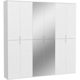 Home Affaire Garderoben-Set &raquo;Trondheim, Breite 183 cm, best. aus 3 Schr&auml;nken, 12 T&uuml;ren, 27 F&auml;cher&laquo; Set, 3 Stk. tlg. wei&szlig; B/H/T: 183cmcm x 193cmcm x 