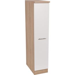 respekta Apothekerschrank &raquo;Merle&laquo; Breite 30 cm, Metallstangengriffe, H&ouml;he 144,8 cm Eiche S&auml;gerau Nachbildung, B/H/T: 30cm x 144,8cm x 60cm, 