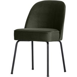 Woood Esszimmerstuhl &raquo;Vogue mit bezug und 3D-Muster, B 50 x T 57 x H 83 cm (2er-Set)&laquo; (Set) 2 Stk.Polsterstuhl, 4-Fu&szlig;-Metallgestell, Breite 50 cm gr&uuml;n
