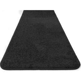 PRIMAflor-Ideen in Textil Teppich &raquo;Teppich MUMBAI&laquo; rechteckig 13 mm H&ouml;he weicher Kurzflor, Uni Farben, ideal im Wohnzimmer & Schlafzimmer grau 
