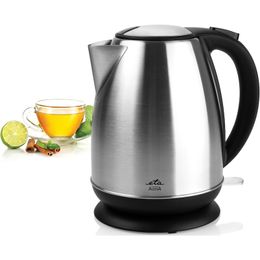 2THETA eta Wasserkocher &raquo;ALENA ETA359090000&laquo; 1,7 l 2200 W Edelstahloptik, Kontaktsystem, Thermosicherung silber Einheitsgr&ouml;&szlig;e Wasserkocher