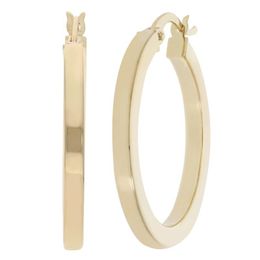 Firetti Damen Paar Creolen &raquo;Schmuck Geschenk Gold 585 Ohrschmuck Ohrringe&laquo; 25mm, Gelbgold 585