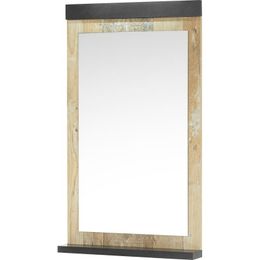 Home Affaire Badspiegel &raquo;SHERWOOD, Spiegel im modernen Design&laquo; in 2 Farben verf&uuml;gbar, mit Ablageboden braun Holzwerkstoff B/H/T: 55cm x 95cm x 10cm, 