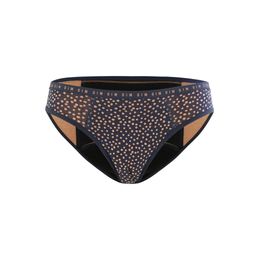 DIM Slip Damen Gr&ouml;&szlig;e XS/S dunkelblau / orange