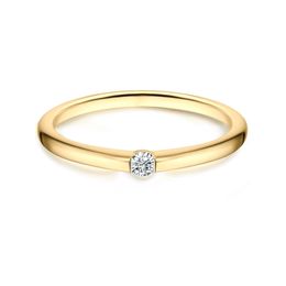 Trilani Ring Damen Gr&ouml;&szlig;e 56 gold / transparent
