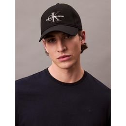 Calvin Klein Jeans Herren Baseball Cap &raquo;MONO LOGO EMBRO CAP&laquo; mit Logostickerei schwarz Einheitsgr&ouml;&szlig;e