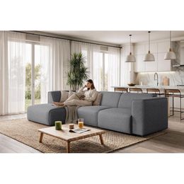 OTTO home Ecksofa &raquo;Merid L-Form, B: 295 cm - OTTO. Verl&auml;ssliche Qualit&auml;t.&laquo; jederzeit durch Module erweiterbar grau 100% Polyester B/H/T: 295cm x 70cm 