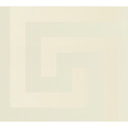Versace Vliestapete &raquo;Wallpaper 5 M&auml;ander&laquo; Metall-Effekte gl&auml;nzend metallic leicht strukturiert Designertapete Tapeten Wohnzimmer Schlafzimmer K&uuml;che Flur 