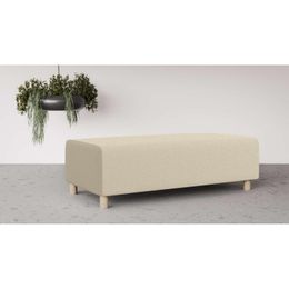 OTTO home Polsterhocker &raquo;Suyala&laquo; grau 100% Polyester B/H/T: 153cm x 46cm x 66cm, Struktur