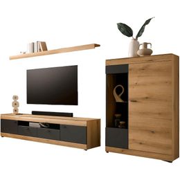 Home Affaire Wohnwand &raquo;Soleto, zeitlose Anbauwand, Komplettset im modernen Stil&laquo; Komplett-Set, 3 Stk. tlg. B/H/T: 300cmcm x 170cmcm x 35cmcm
