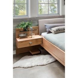 Wiemann Nachtkonsole &raquo;Kiruna&laquo; braun Floatglas, Holz teilmassiv B/H/T: 60cm x 48cm x 43cm