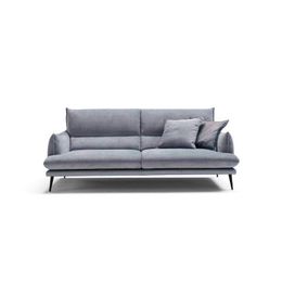 Egoitaliano 2,5-Sitzer &raquo;FUNNY, hochwertiges und aktuelles Design, bequeme R&uuml;ckenlehne&laquo; toller Sitzkomfort blau 100% Polyester B/H/T: 210cm x 90cm x 95cm, 