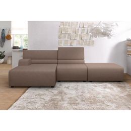 Egoitaliano Ecksofa &raquo;Babouche, Designsofa mit au&szlig;ergew&ouml;hnlichem Sitzkomfort zum Wohlf&uuml;hlen&laquo; braun Luxus-Micofaser Lederoptik (100% Polyester) ist ein neues 