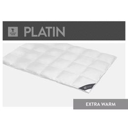 Spessarttraum G&auml;nsedaunenbettdecke &raquo;Platin&laquo; extrawarm F&uuml;llung 100% Reine wei&szlig;e G&auml;nsedaunen 1 Stk. tlg. hergestellt in Deutschland, 