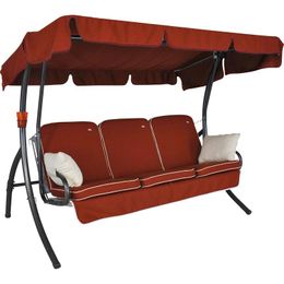 Angerer Hollywoodschaukel &raquo;Comfort Style&laquo; inkl. Auflagen und Zierkissen orange Obermaterial: 100% Polyacryl. F&uuml;llung: 100% Polyurethan Einheitsgr&ouml;&szlig;e