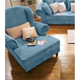 Home Affaire XXL-Sessel &raquo;King Henry, Sessel, Ohrensessel, Relaxsessel, Big Sessel, Breite 121cm&laquo; mit Federkern, in legerer Polsterung und losen Kissen
